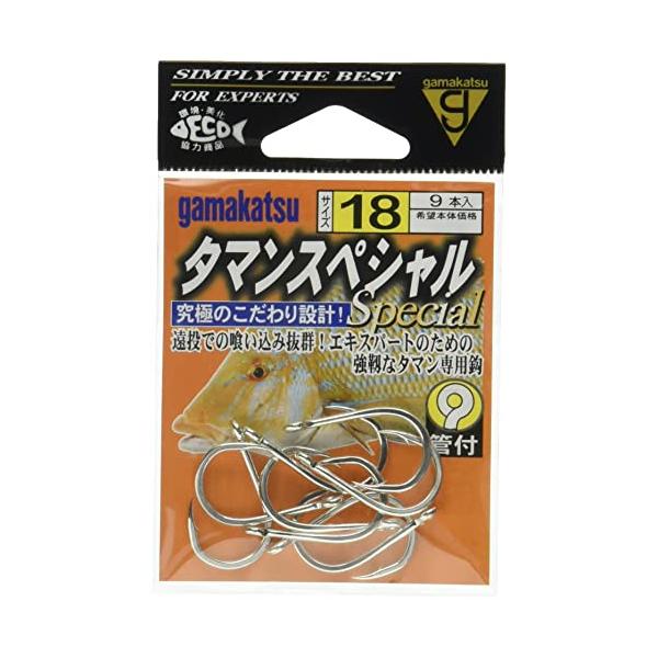 がまかつ(Gamakatsu) カン付チヌ フック(NSB) 4号 釣り針