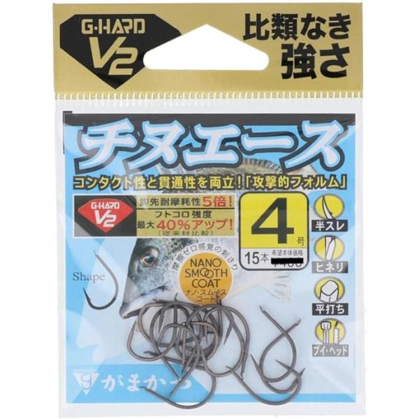 がまかつ G-HARD V2チヌエース ナノスムースコート 68737 2号※画像はサンプルになります。