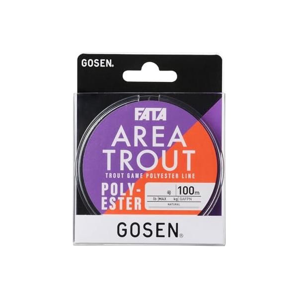 ゴーセン(Gosen) FATA AREA TROUT エステル 100m 0.35号 GAFPN10035ナチュラル