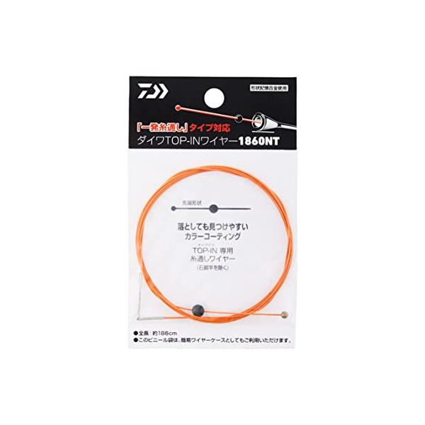 ダイワ(DAIWA) ＴＯＰ−ＩＮ(トップイン)ワイヤー１８６０ＮＴ オレンジ