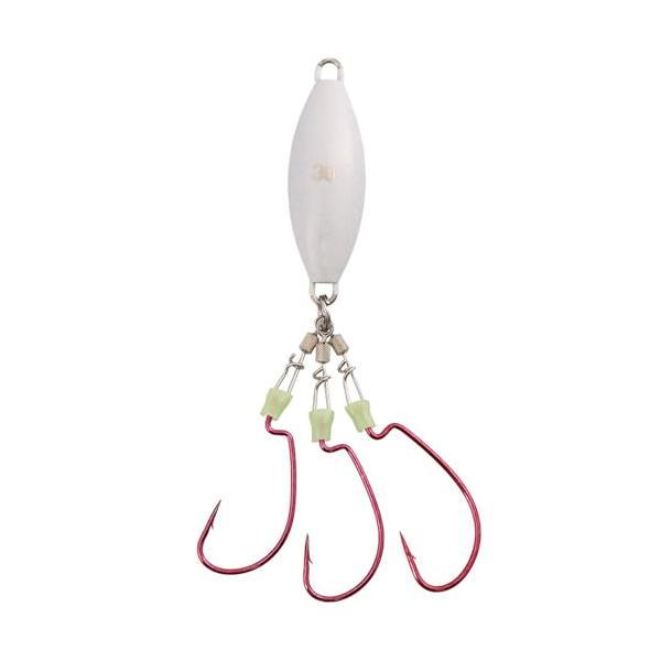 ダイワ(DAIWA) ジャンボトラフグ 喰わせリグセット パールホワイトシルバーラメ 30号