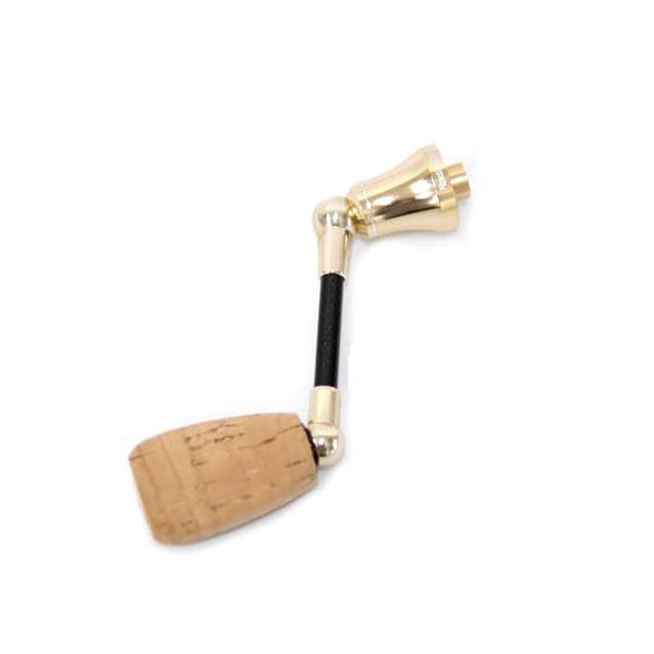 Rodiocraft RC シングル スピニング カーボンハンドル タイプ1 (ダイワ用) 38.5mm シャンパン RC-38.5-DA-CP