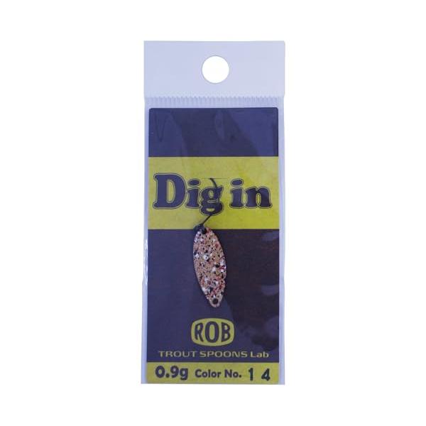 ロブルアー(Rob Lure) Dig in (ディギン) 0.9ｇ #14 とんこつ