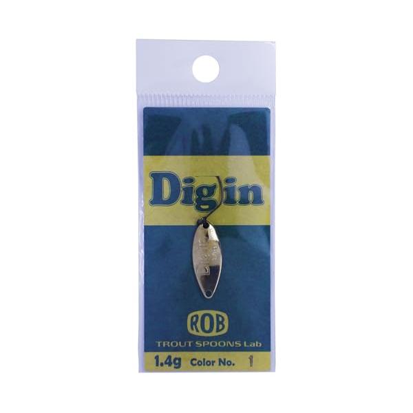 ロブルアー(Rob Lure) Dig in (ディギン) 1.4ｇ #1 ゴールド