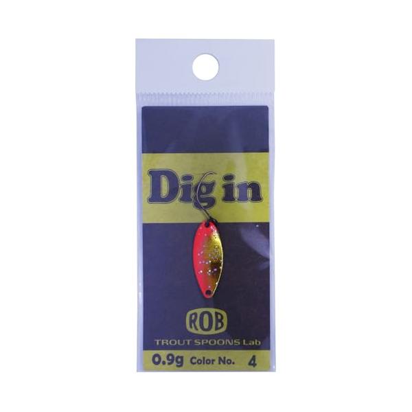 ロブルアー(Rob Lure) Dig in (ディギン) 1.4ｇ #4 ろっきゅ〜
