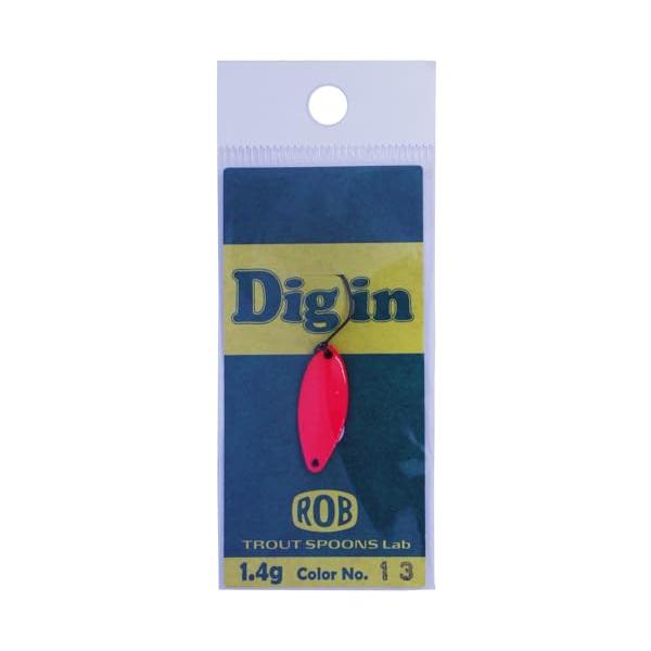 ロブルアー(Rob Lure) Dig in (ディギン) 1.4ｇ #13 UVピンク