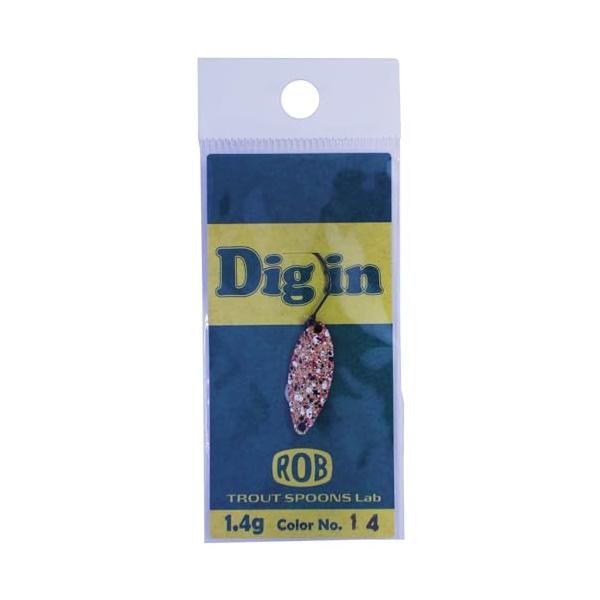 ロブルアー(Rob Lure) Dig in (ディギン) 1.4ｇ #14 とんこつ