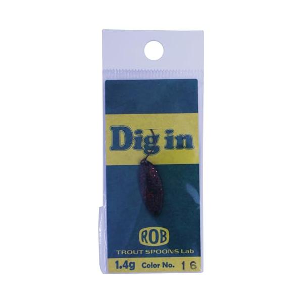 ロブルアー(Rob Lure) Dig in (ディギン) 1.4ｇ #16 頂鱒の素(RP)