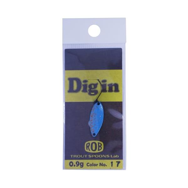 ロブルアー(Rob Lure) Dig in (ディギン) 1.4ｇ #17 青シール
