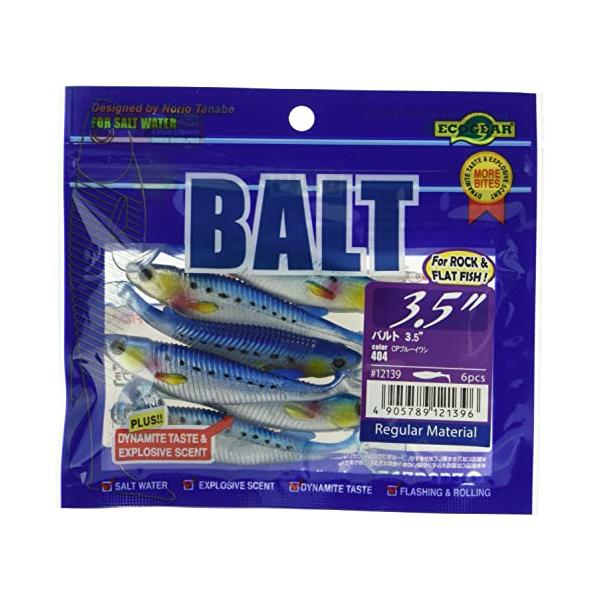 エコギア(Ecogear) ワーム バルト 4インチ #404 CPブルーイワシ