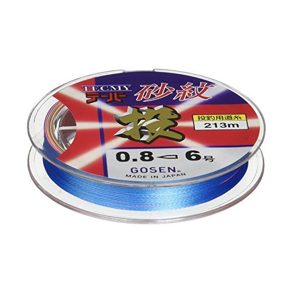 ゴーセン(GOSEN) ライン テクミーテーパー砂紋 4色分け 213m 4色分け 0.8-5 GT6224
