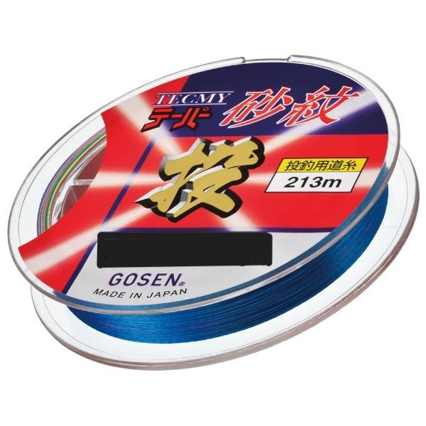 ゴーセン(GOSEN) ライン テクミーテーパー砂紋 4色分け 213m 4色分け 42010 GT6224　1-6