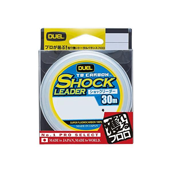 DUEL(デュエル) フロロライン 14Lbs. TBカーボン ショックリーダー 30m 14Lbs ナチュラルクリアー H3556