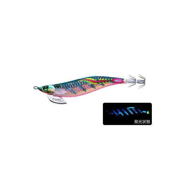 DUEL(デュエル) ルアー エギ EZ-Q フィンプラス ランガン 3.5号 重量:20g A1746-BLGB-ブルー夜光ゴールドブルー パタパタ