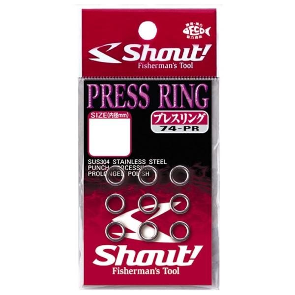 プレスリング■品番：74-PR■サイズ：7（440LB）■入本：8※強度は平均値。ジギングに最適な継ぎ目のない打ち抜きリング。ステンレス鋼材であるSUS304をプレス加工し表面処理は長時間の研磨により溶接リングと同等の滑らかさを実現。最強の...