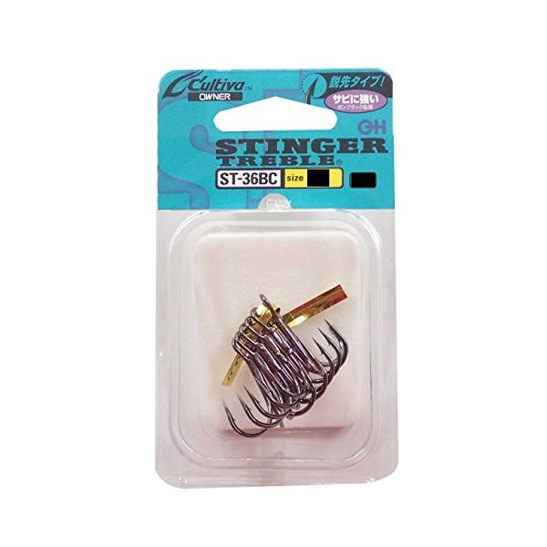 OWNER(オーナー) フック カルティバ ST-36BC スティンガートリプルフック 5号 ガンブラックコート 11548