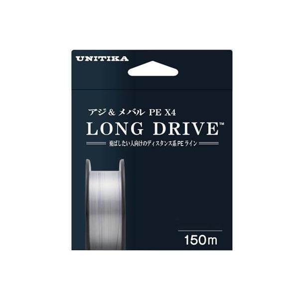 ユニチカ(UNITIKA) アジ&amp;メバル PE X4 ロングドライブ 150m ホワイト 0.4号 (8lb)