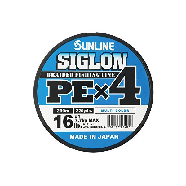 サンライン(SUNLINE) ライン シグロン PEx4 200m 5色 1号 16LB J