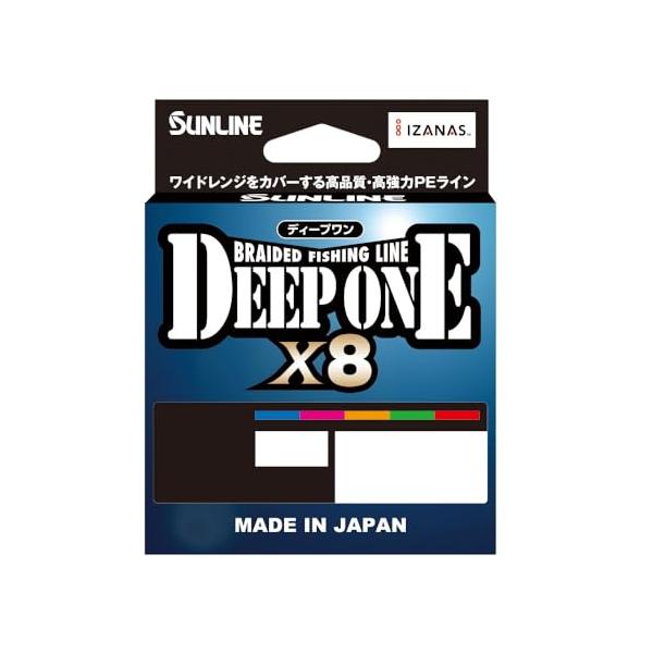 サンライン(SUNLINE) DEEP ONE X8 (ディープワン) 300m マルチカラー 2号