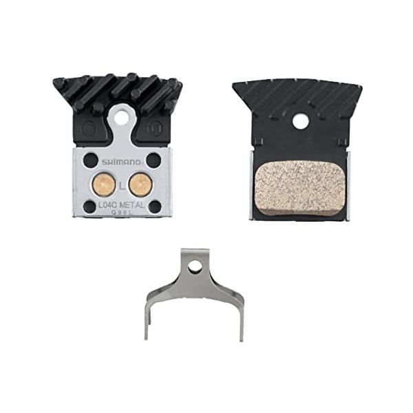 シマノ(SHIMANO) リペアパーツ ディスクブレーキパッド L04C メタル フィン付き 1ペア IBPL04CMFA