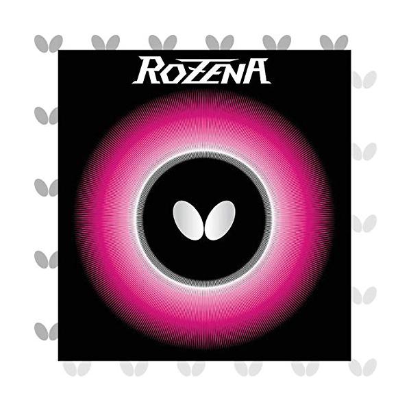 バタフライ(Butterfly) 卓球用裏ラバー ロゼナ 06020 ブラック 厚