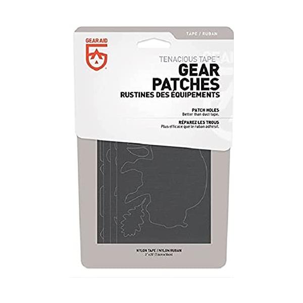 GEAR AID(ギア エイド) アウトドア 補修剤 ギアパッチ ワイルドライフブラック 13010