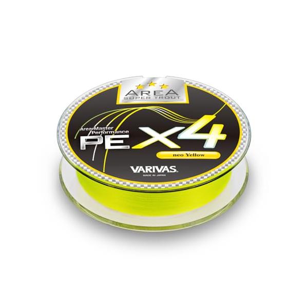 バリバス(VARIVAS) スーパートラウトエリア PE X4 75m ネオイエロー 0.15号