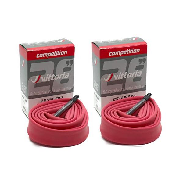 Vittoria Latex ラテックス チューブ 2個セット RVC 700c 仏式48mm ビットリア (700×25/28c)