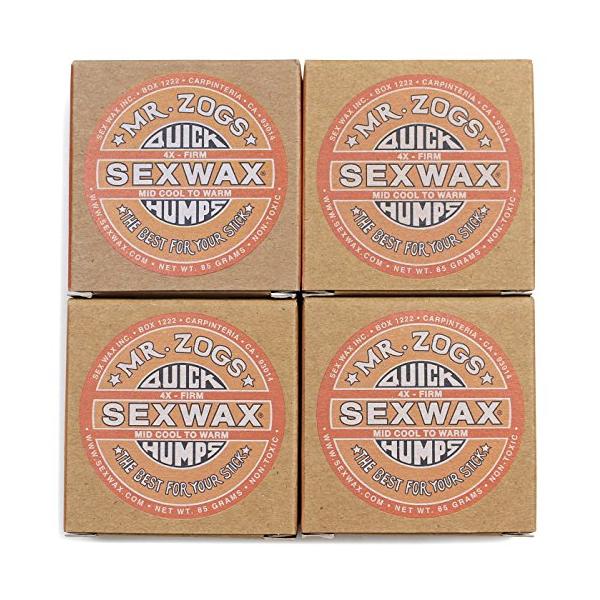 SEXWAX(セックスワックス) ワックス QUICK HUMPS 4X オレンジ 4個セット