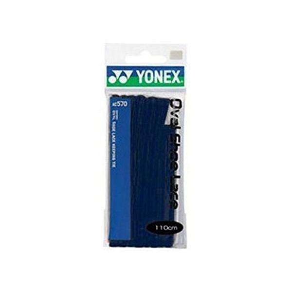 ヨネックス(YONEX) オーバルシューレース AC570 019 ネイビーブルー 110cm