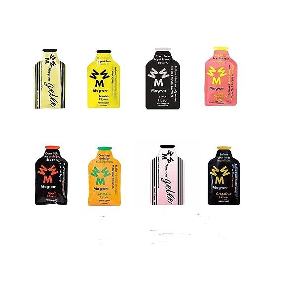 ピーチ味・梅味含む　Mag-on（マグオン エナジージェル）お試し8味セット