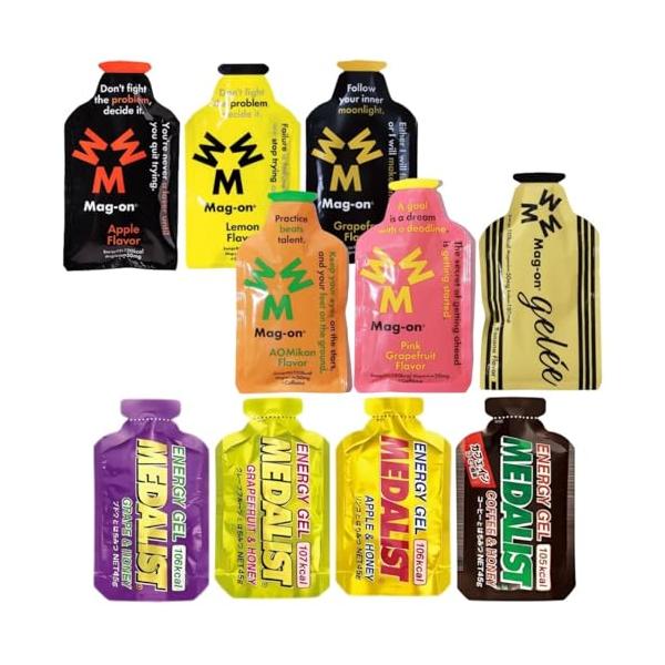 メダリスト ＶＳ Ｍａｇｏｎ 全10種類, リンゴ・ピンクグレープ・レモン・グレープ・バナナ・青ミカン・ぶどう・コーヒー