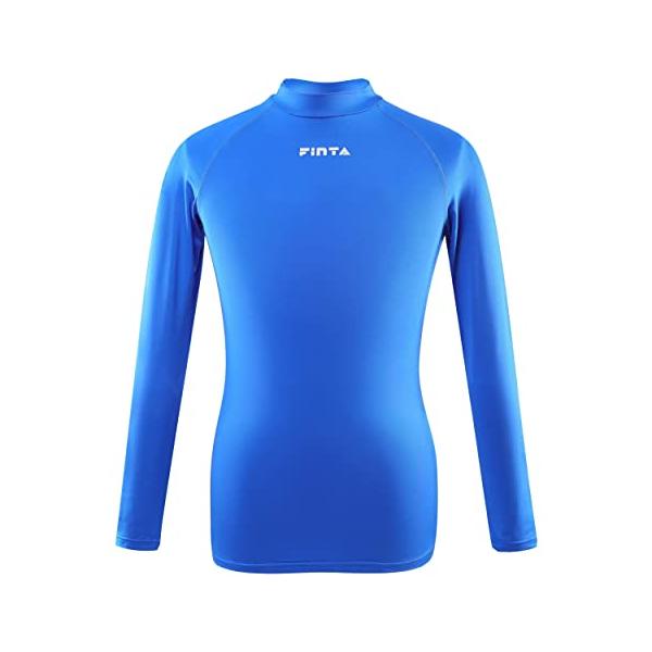 [フィンタ] FINTA サッカー フットサル ジュニア Jr. ハイネック インナー シャツ FTW7028 (021) ブルー 140