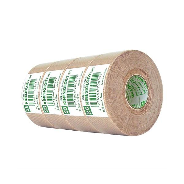 ニトリート キネシオロジーテープ(非撥水タイプ) 25mmx5m(NK-25) x4個 セット