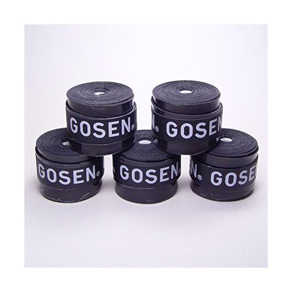 ゴーセン(GOSEN) テニスバトミントン グリップテープ スーパータックグリップ OG106 (黒)