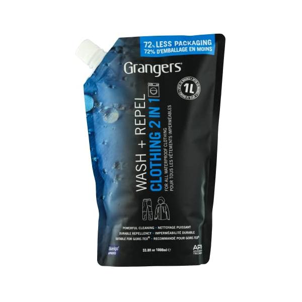 Grangers(グランジャーズ) ウェア専用クリーナー&amp;撥水剤 2in1 ウォッシュ&amp;リペル 1000ml 04844
