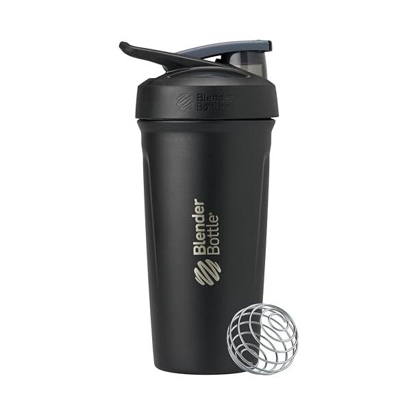 ブレンダーボトル シェイカー ボトル Strada Stainless steel 24oz(710ml) ナイトシェード BBSTSC24 NS