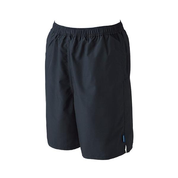 ■カラー：ブラック■サイズ：L■素材: ポリエステル100%■両サイドポケット付き■水抜け穴3カ所ゆったりタイプのトランクス型水着。インナーサポーター付きなので、これ一枚で着用できます。