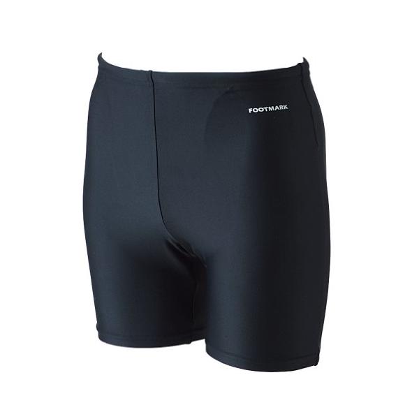 FOOTMARK(フットマーク) メンズ フィットネス スクール水着 トランクス ツーウェイミドルトランクス 101543 ブラック(09) 120