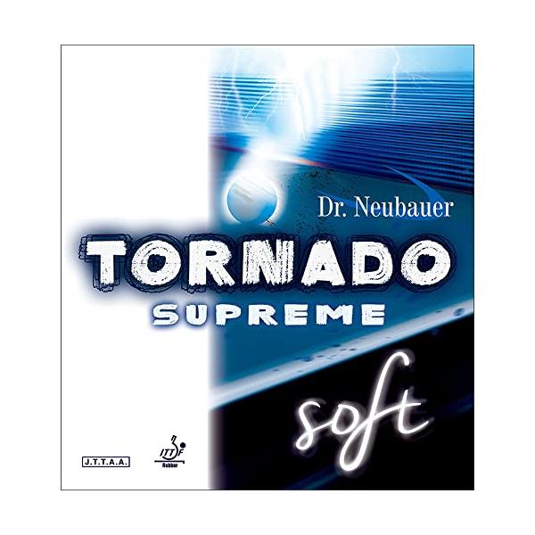 JUIC(ジュウイック) 卓球 ラバー Dr.Neubauer トルネードスプリームソフト 表ラバー 攻撃用 レッド(RD) 1.8mm 1203