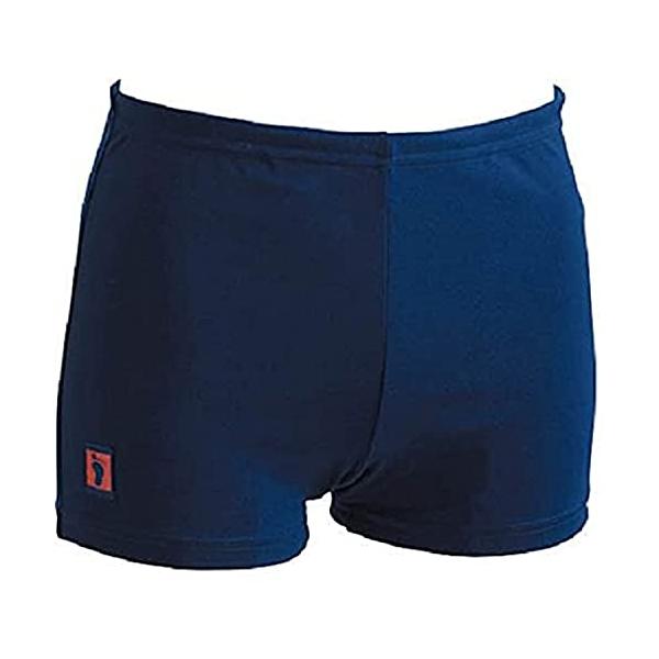 ■カラー：コン■サイズ：110■素材:ポリエステル100%■機能:UVカット(UPF50+)■仕様:厚地学校やスイミングスクール、海での着用に最適のスイムウェア。丈夫なハイゲージ生地を使用した男子用スイムトランクスです。紐がついていないので...