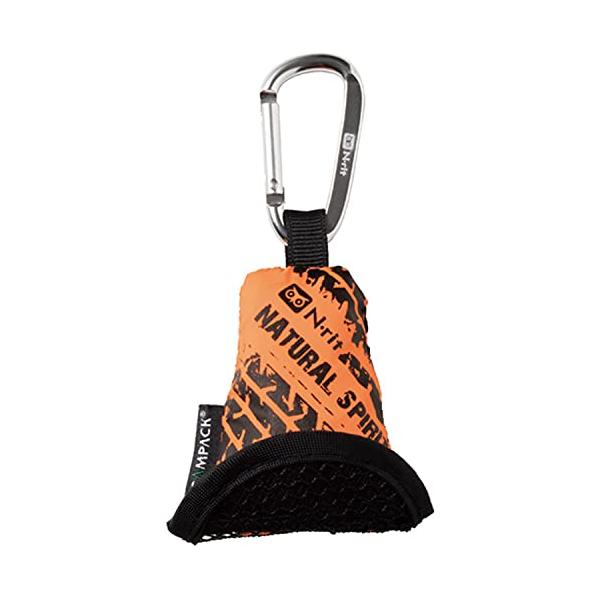 エヌリット(Nrit) アウトドア キャンプ 吸水 速乾 カンパックタオル ブラック M 1610251