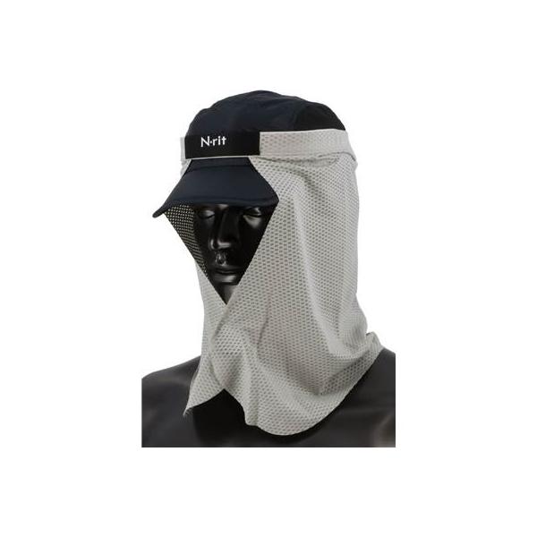 ■カラー：グレー■サイズ：フリーサイズ/縦:35cm、幅:上29/下34cm■素材:ポリエステル92%、ポリウレタン8%■仕様:接触冷感、UVプロテクション、メッシュスタイルスポーツ・レジャーの熱中症対策に最適な、顔や首の日焼け防止、防塵な...