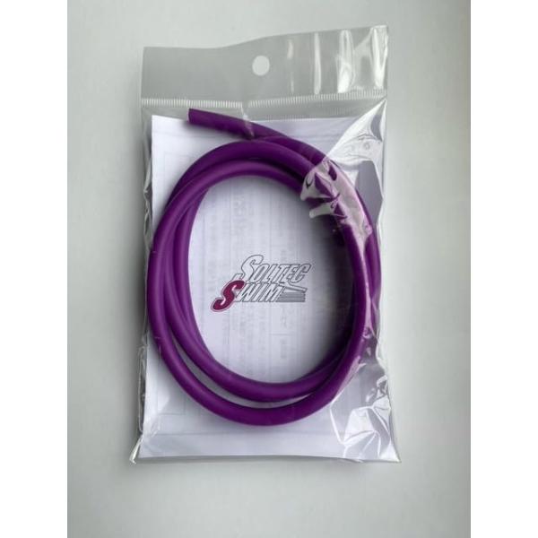 ソルテック(Soltec‐swim) ストロークメーカー/エッジパドル用 2層替えチューブ 練習用 トレーニング用 パープル 1m 2013255