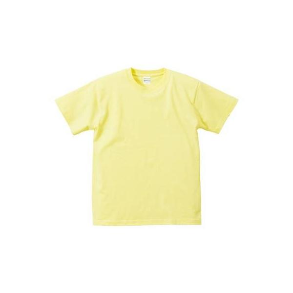 品名　5.6OZTシャツ キッズカラー：487 [ ライトイエロー ]サイズ：100■リーズナブル、アメリカンスタイル、上質でハイグレードなＴシャツ。■素材：綿１００％、アッシュ・ミックスグレー／綿９０％・ポリエステル１０％、１８ｓセミコー...
