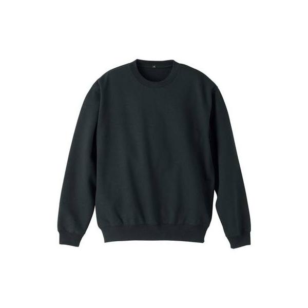 品名　 10.0OZクルーネックスウェット(キッズカラー：2 [ ブラック ]サイズ：150●着こなしやすいシンプルなクルーネックスウェットです。●素材：綿１００パーセント／ミックスグレー：綿９０パーセント、ポリエステル１０パーセント●裏：パイル