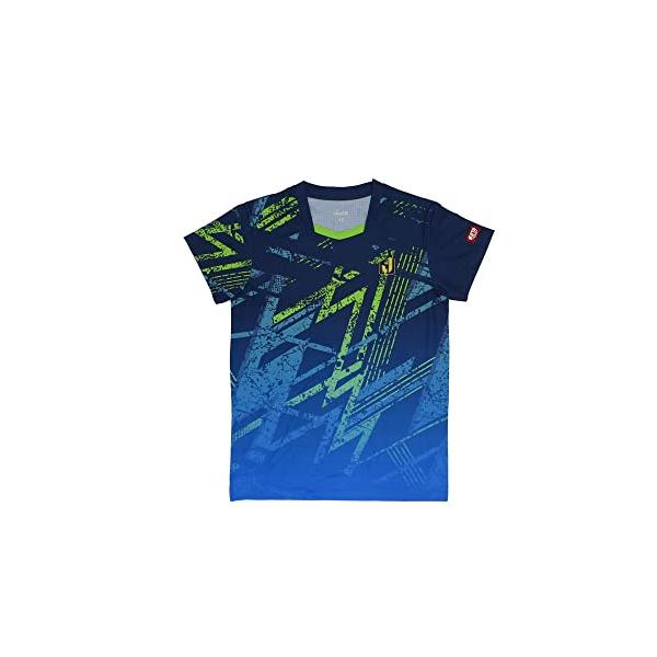 ■カラー：ネイビー■サイズ：M■素材:ペットボトル再生(ポリエステル90%・スパンデックス10%)■機能:ドライ、軽量■仕様:ウエストタイト人気の襟無し、デジタル&amp;アートを融合したデザイン。