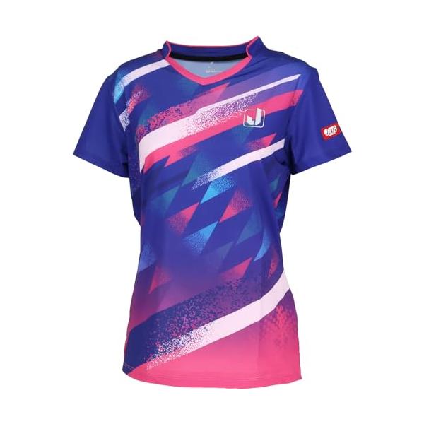 ■カラー：マゼンタ■サイズ：S■ポリエステル90％、ポリウレタン10％■JTTA公認(日本卓球協会)環境への責任を力へ変える。　鋭いラインが描くスピード感は、スターダストの軌跡のようにコートを駆け抜ける。　名の通り、ドライブする闘志をその一...