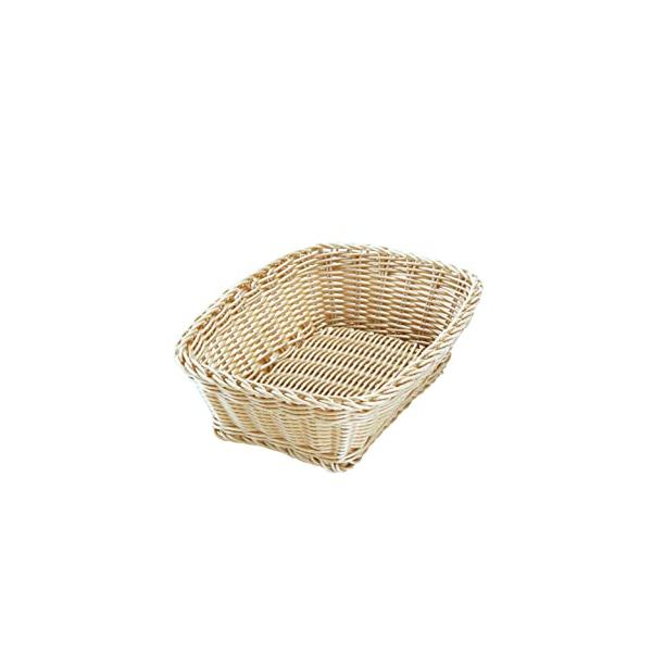 ■カラー：キャラメル■19奥行き x 24.5幅 x 8高さ cm■ポリプロピレンまるで本物の質感なのに、お手入れは簡単。パンやお菓子・調味料やカトラリーなどを入れるだけで、なんだか素敵な食卓に。毎日使いたくなる「洗えるバスケット ルンド」...