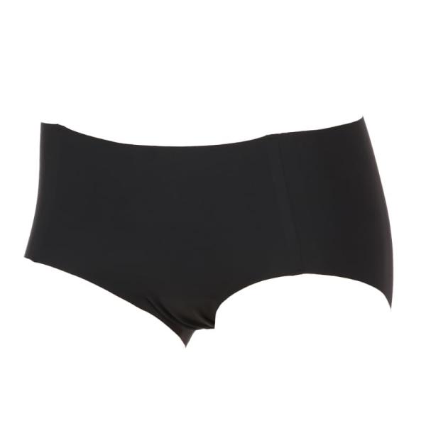 [アツギ] ショーツ レディース シームレス インナー アウターにひびかない フリーカット ローレッグ M C:ブラック 88420AS 491